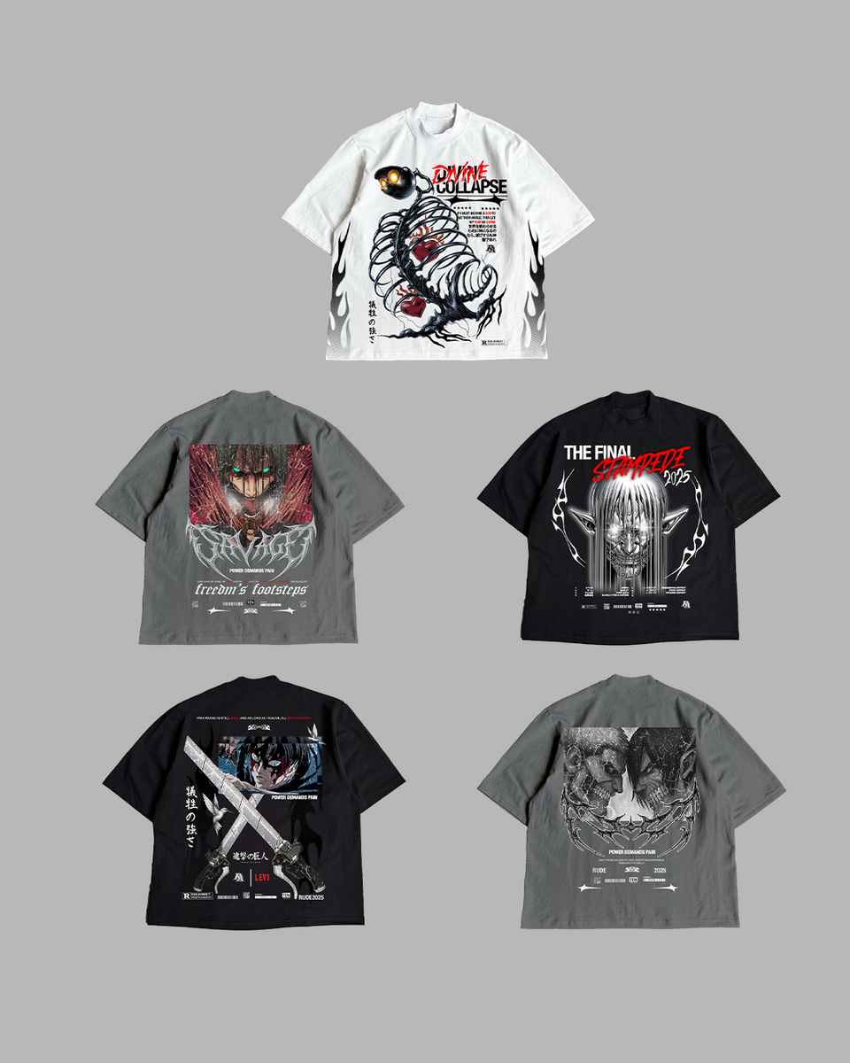 POWER DEMANDS PAIN - 5 PACK – Rude Authority