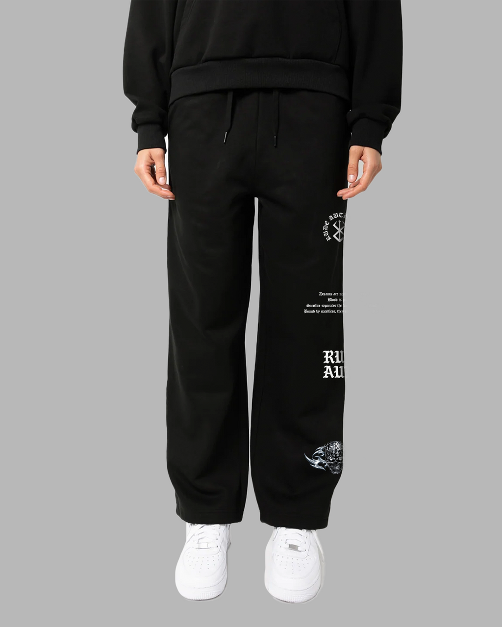 IRON PATH WIDE LEG SWEATPANTS – Rude Authority