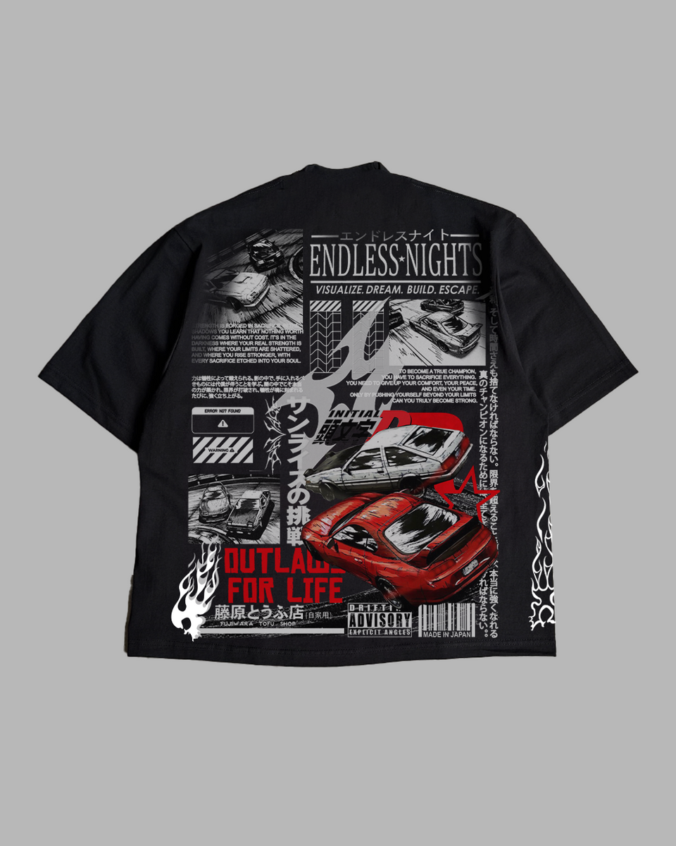 OUTLAW PREMIUM OVERSIZED TEE – Rude Authority