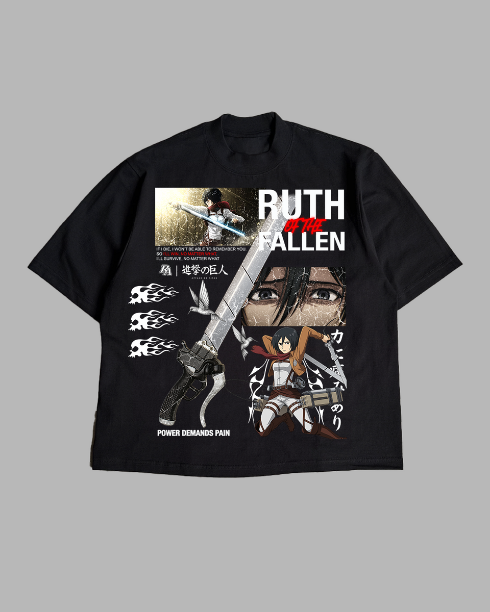 RUTH OF THE FALLEN PREMIUM OVERSIZED TEE – Rude Authority